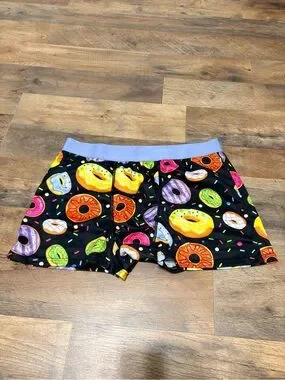 Underwear & Socks | Ironyte Donut Print Boxer Briefs Mens Medium | Poshmark